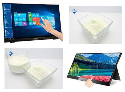 D50 Cerium Oxide Polishing Powder LCD Touchscreen Monitor Anti Abrasion